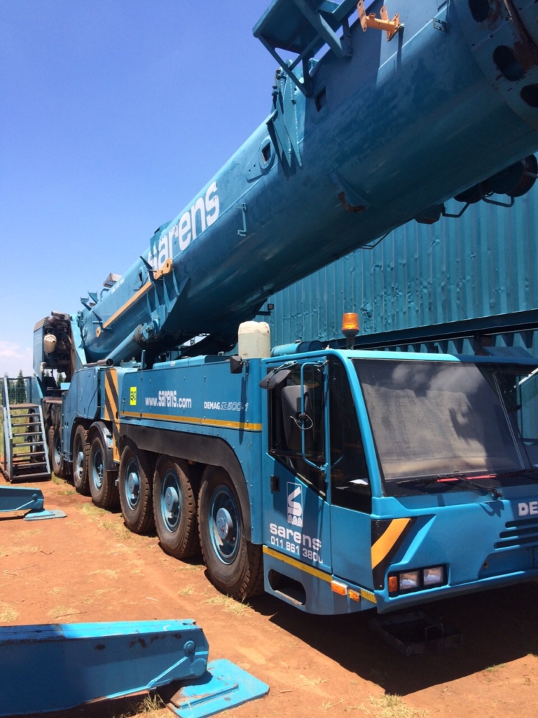 Terex Mobile Crane Running on Magna MA03 Tires in South Africa | Magna Tyres